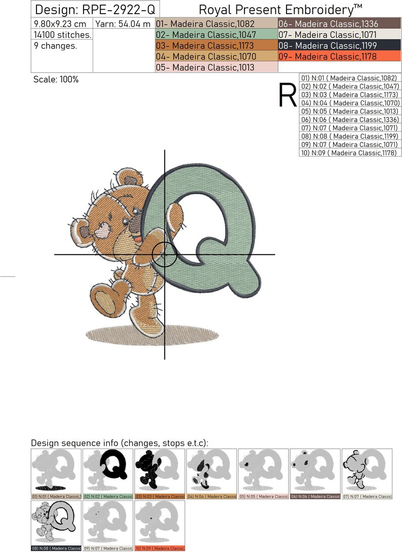 Teddy Bear All Alphabet Machine Embroidery Designs - 4 Sizes - Etsy