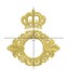 Baroque Monogram Frame With Crown Machine Embroidery Design - 2 Sizes ...