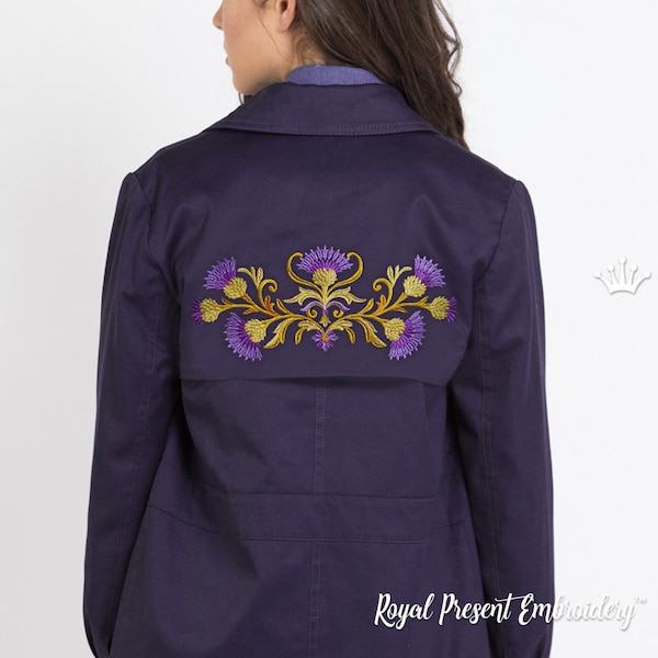 Thistle Embroidery Pattern - Etsy