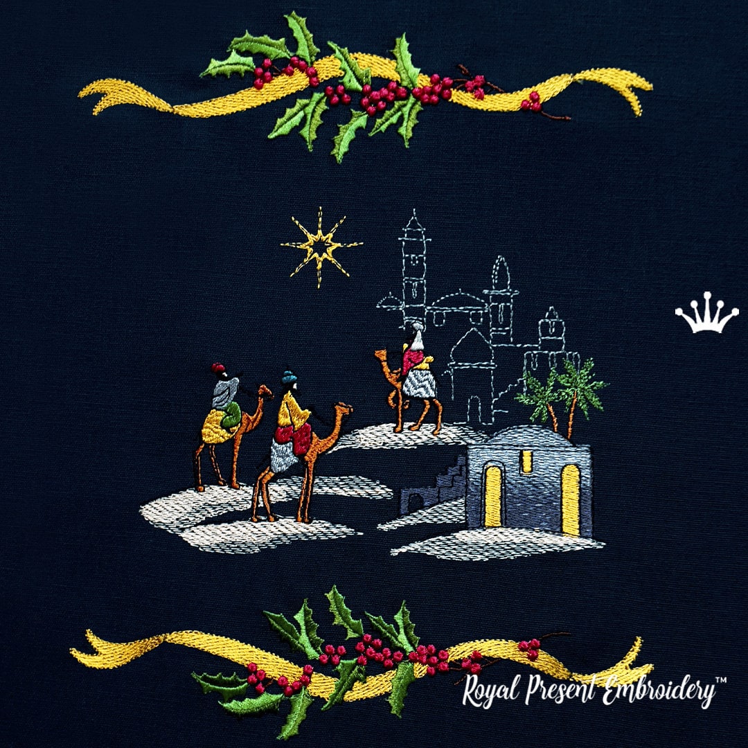 Three Wise Men Machine Embroidery Design - 5 Sizes - Etsy