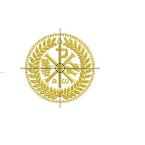 IHS Christogram Machine Embroidery Design - 3 Sizes - Etsy