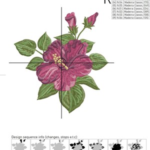 Garden Mallow Machine Embroidery Design - 2 Sizes - Etsy