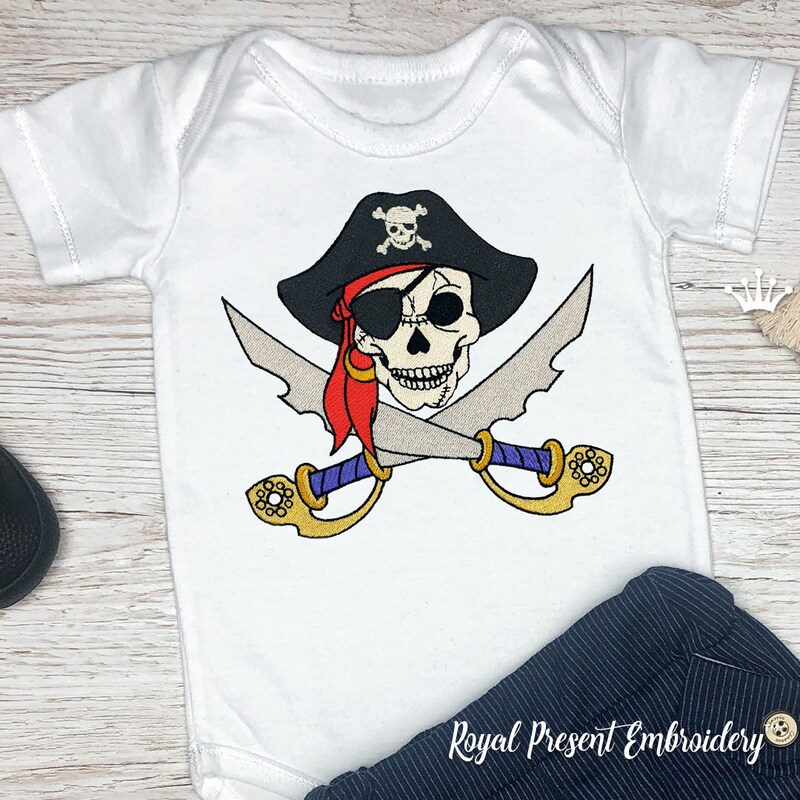Pirate Embroidery Designs - Etsy