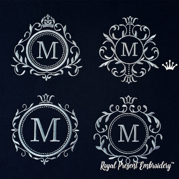 Frames for Monograms Machine Embroidery Designs Set - Etsy