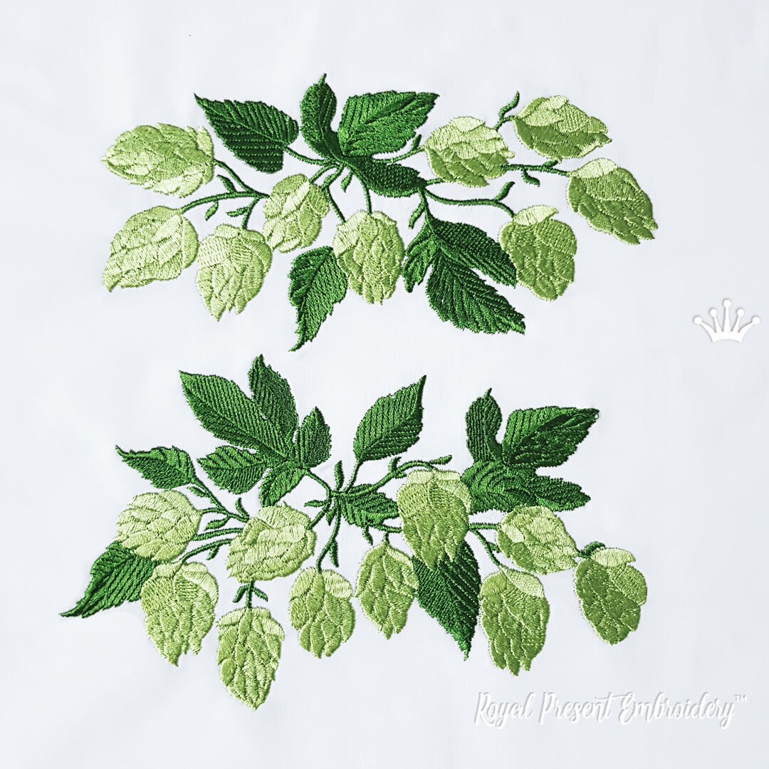 Hops Borders Machine Embroidery Designs - 2 Sizes - Etsy