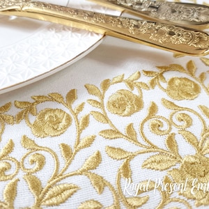 Vintage Ornate Border Machine Embroidery Design - 2 Sizes - Etsy