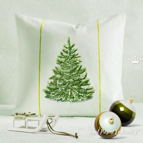 Winter Tree Machine Embroidery Design 5 Sizes - Etsy