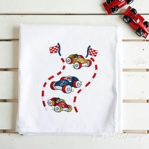 Racing Cars Machine Embroidery Design - 3 Sizes - Etsy