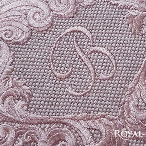 Pink Baroque Frame Embroidery Design - 3 Sizes - Etsy