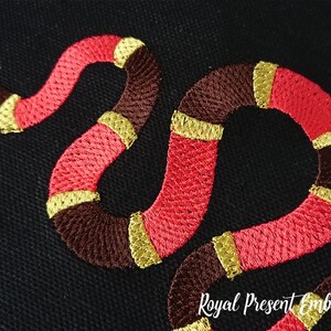 Snake Machine Embroidery Design - 6 Sizes - Etsy
