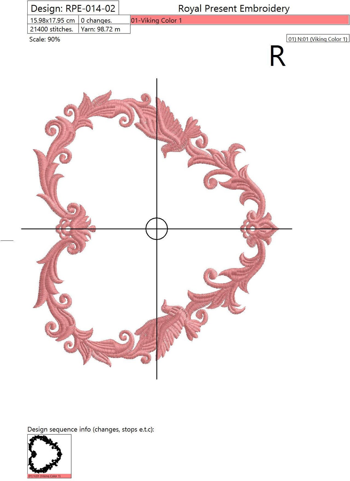 Wedding Monogram Blank Machine Embroidery Design 5 sizes | Etsy