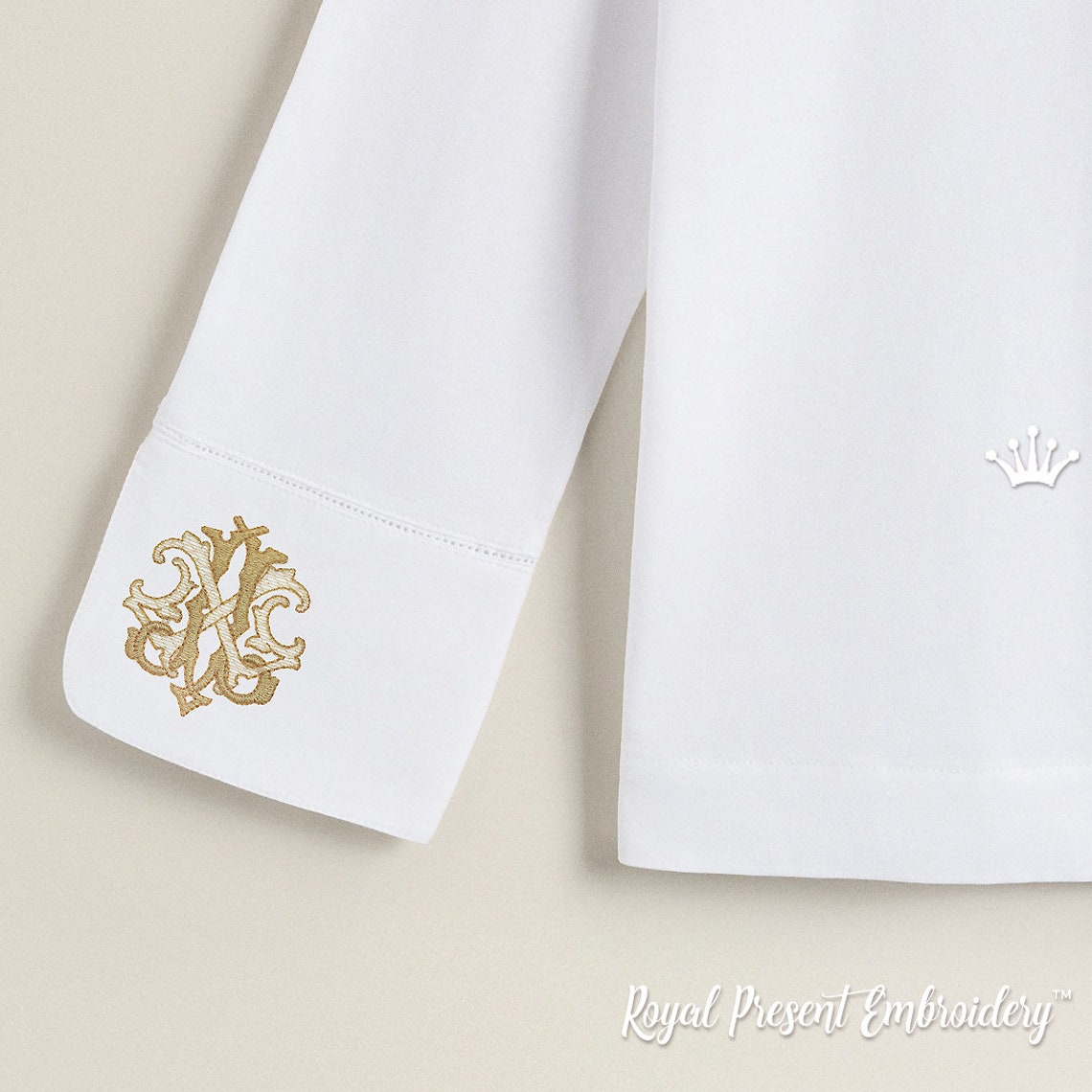 Monogram JL-LJ Machine Embroidery Design 2 Sizes - Etsy