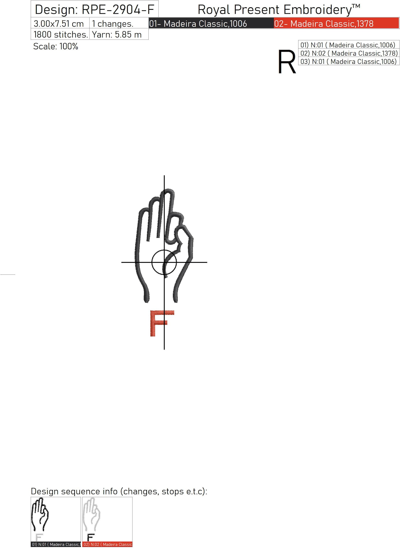 Sign Language Alphabet Machine Embroidery Designs - 3 Sizes - Etsy Canada