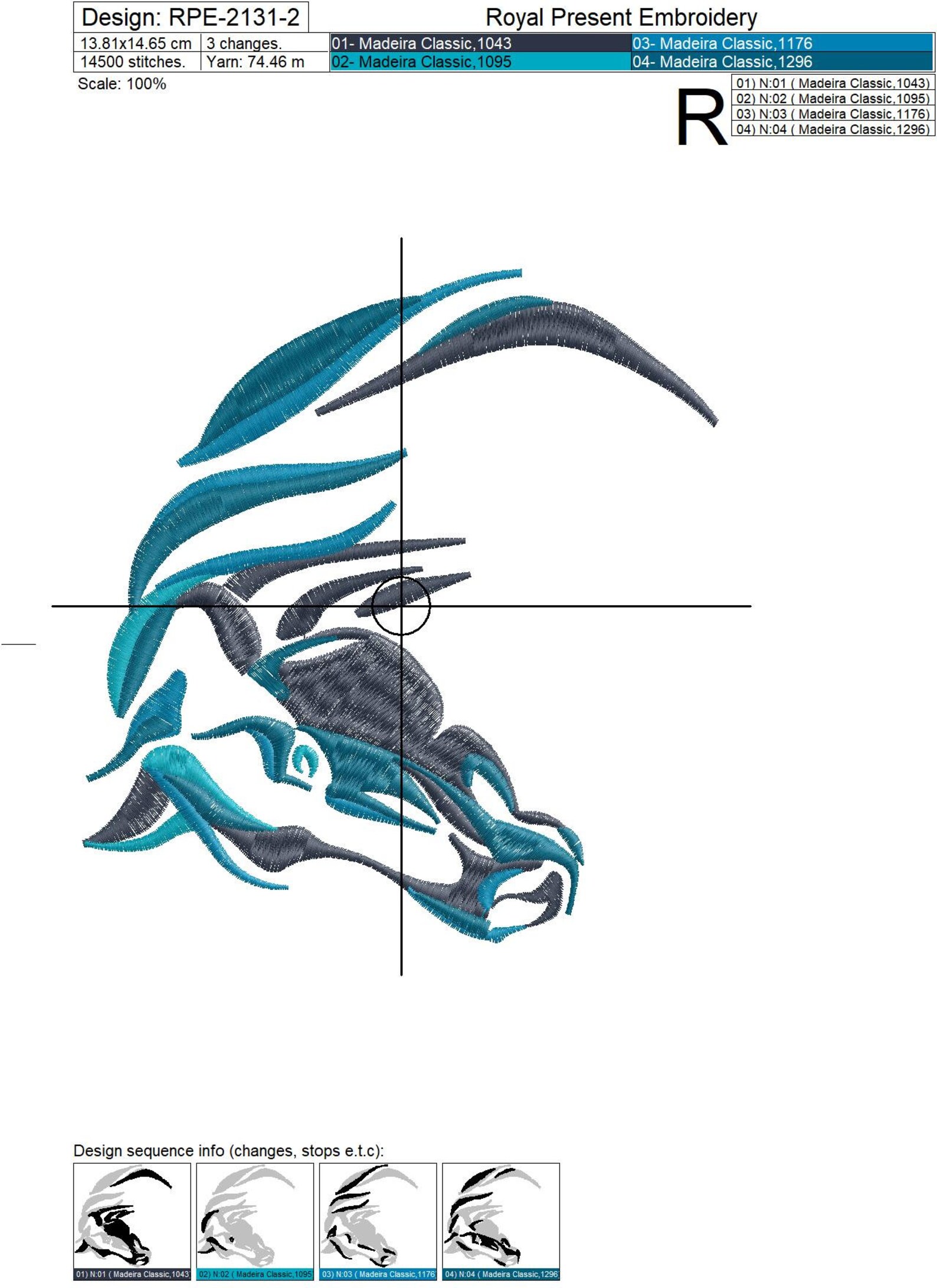 Horses Head Machine Embroidery Design - 5 Sizes - Etsy