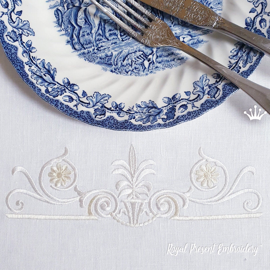 Classic Border Machine Embroidery Design in 3 Sizes - Etsy