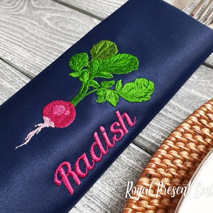 Radish Digital Machine Embroidery Design - 2 Sizes - Etsy