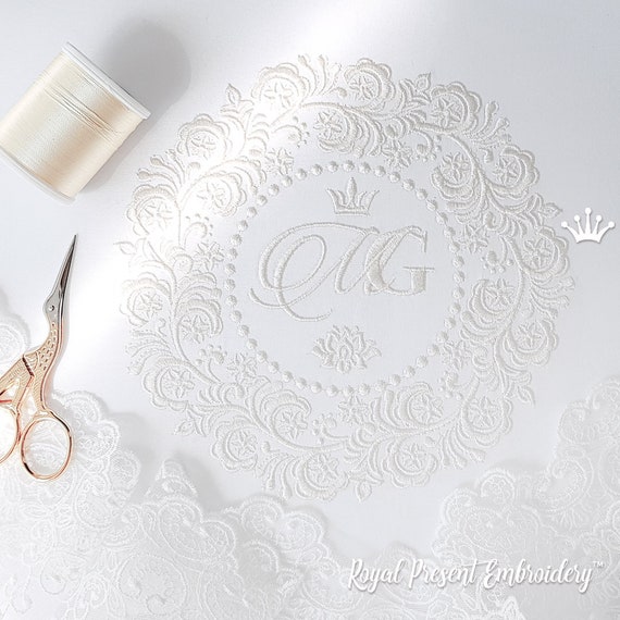Wedding Frame Machine Embroidery Design 5 Sizes - Etsy