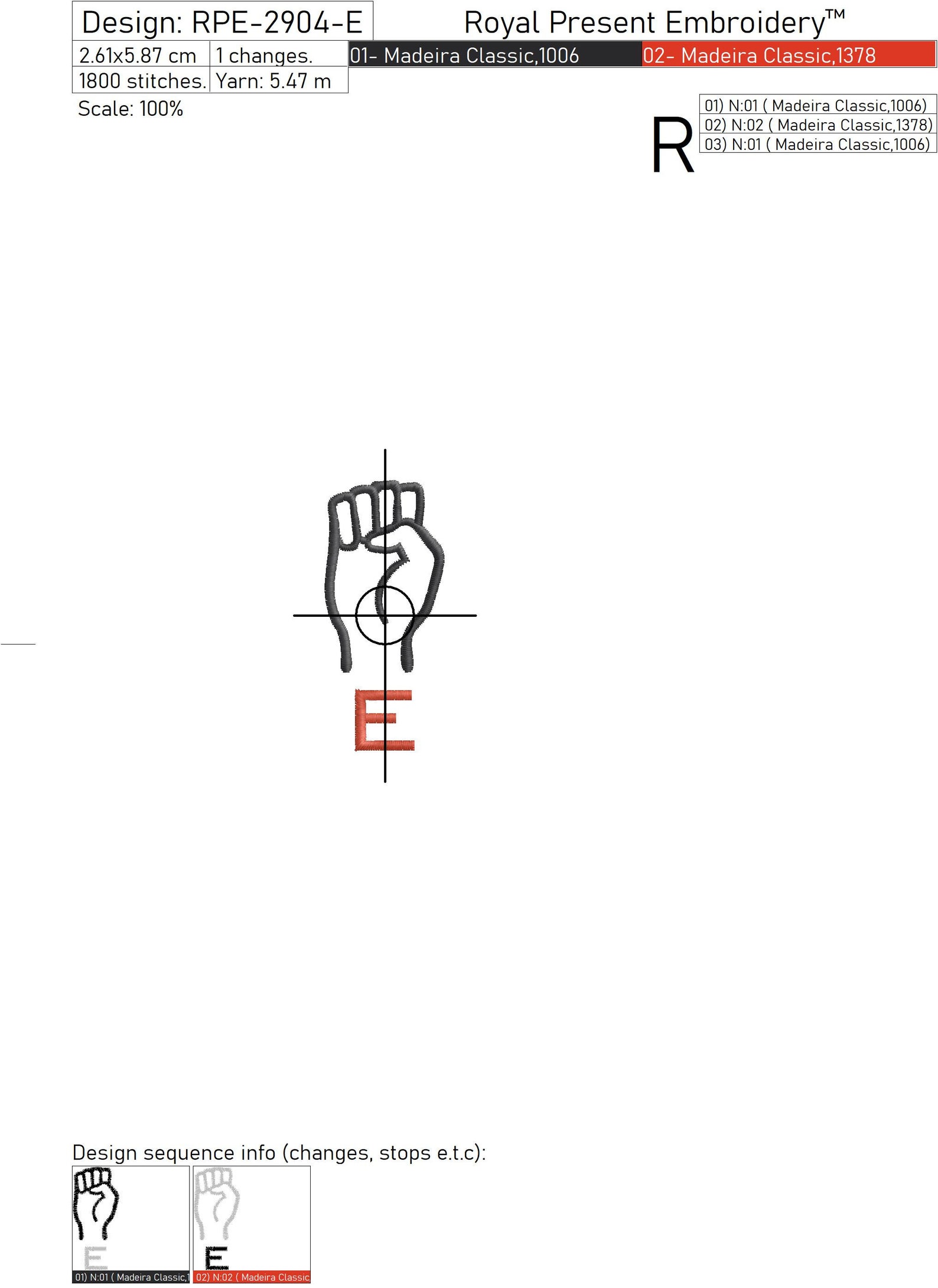 Sign Language Alphabet Machine Embroidery Designs - 3 Sizes - Etsy Canada