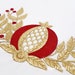Jacobean Pomegranate Border Machine Embroidery Pattern - 2 Sizes - Etsy