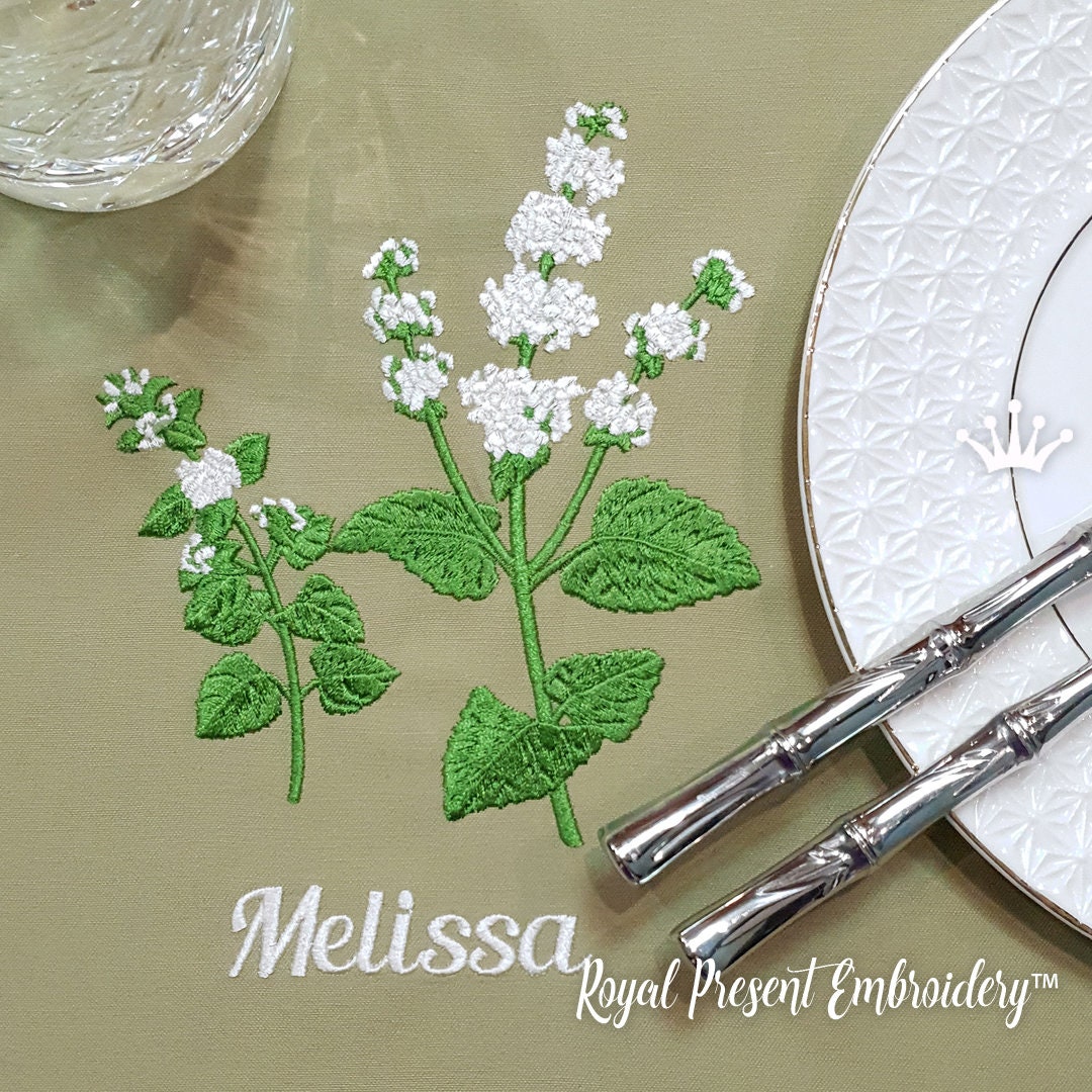 Melissa Machine Embroidery Design - 2 Sizes - Etsy