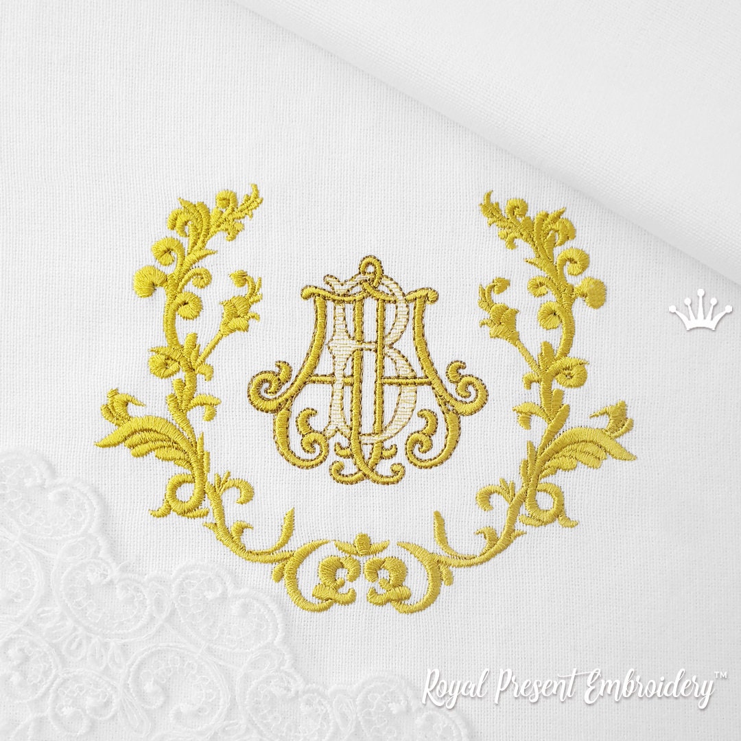 Frame for Monogram Machine Embroidery Design - 5 Sizes - Etsy