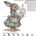 Two Spring Rabbits Mega Set for Embroidery Machine - 4 Sizes - Etsy