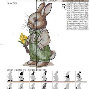 Two Spring Rabbits Mega Set for Embroidery Machine - 4 Sizes - Etsy