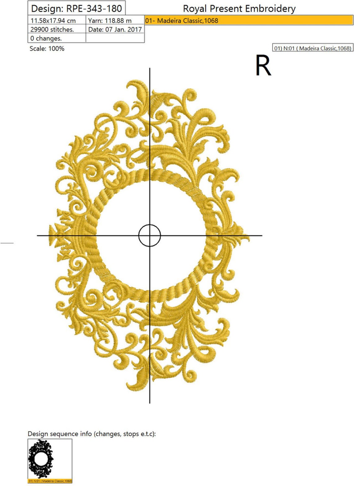 Machine Embroidery Design Blue Baroque Monogram Blank - Etsy