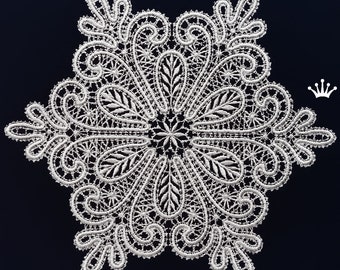 Snowflake Lace - Etsy