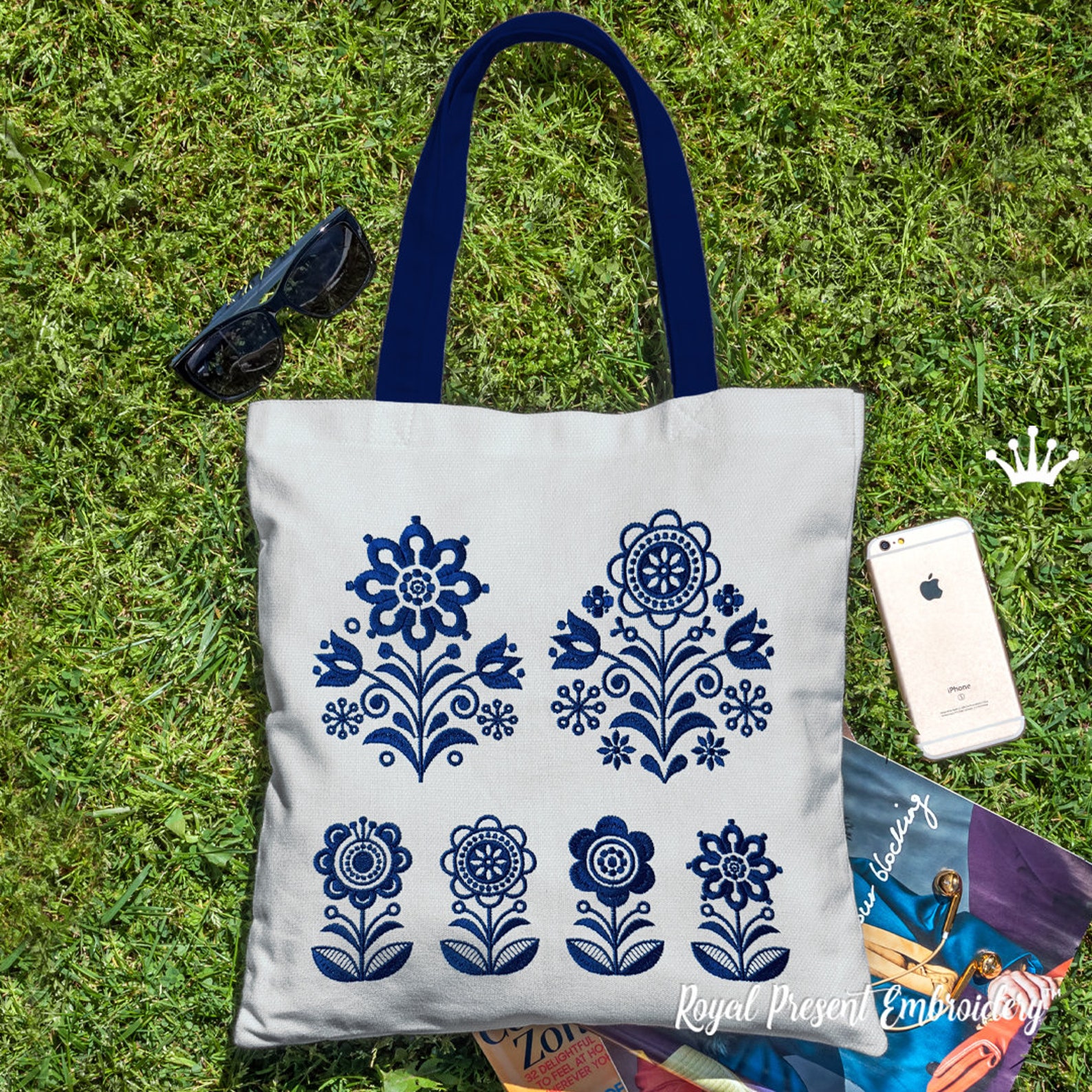 Traditional Scandinavian Machine Embroidery Designs - 6 in 1 - Etsy