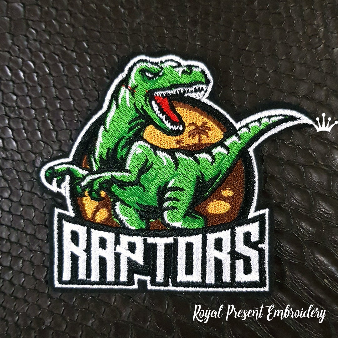 Dinosaur Raptor Machine Embroidery Design - Etsy