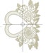 Wedding Monogram Blank Embroidery Design - 3 Sizes - Etsy