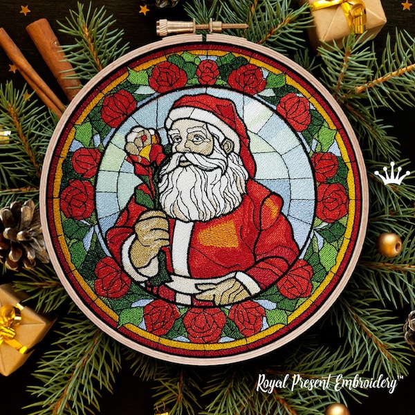 Stained Glass Machine Embroidery Designs - Etsy