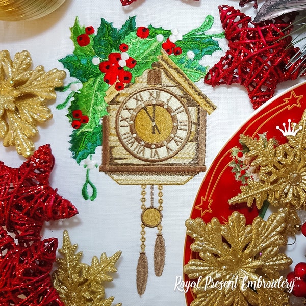 Embroidery Clock - Etsy