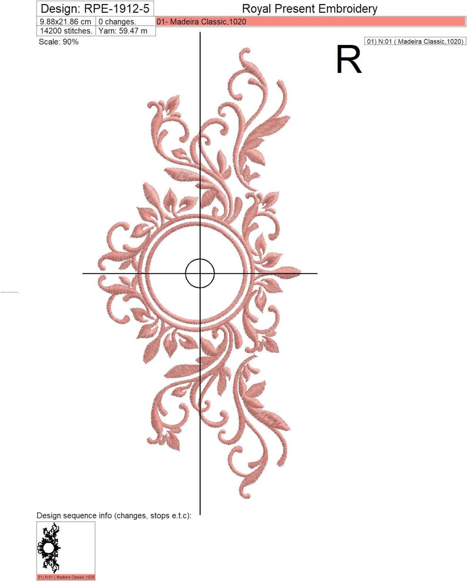 Monogram Frame Digital Embroidery Pattern 6 Sizes - Etsy