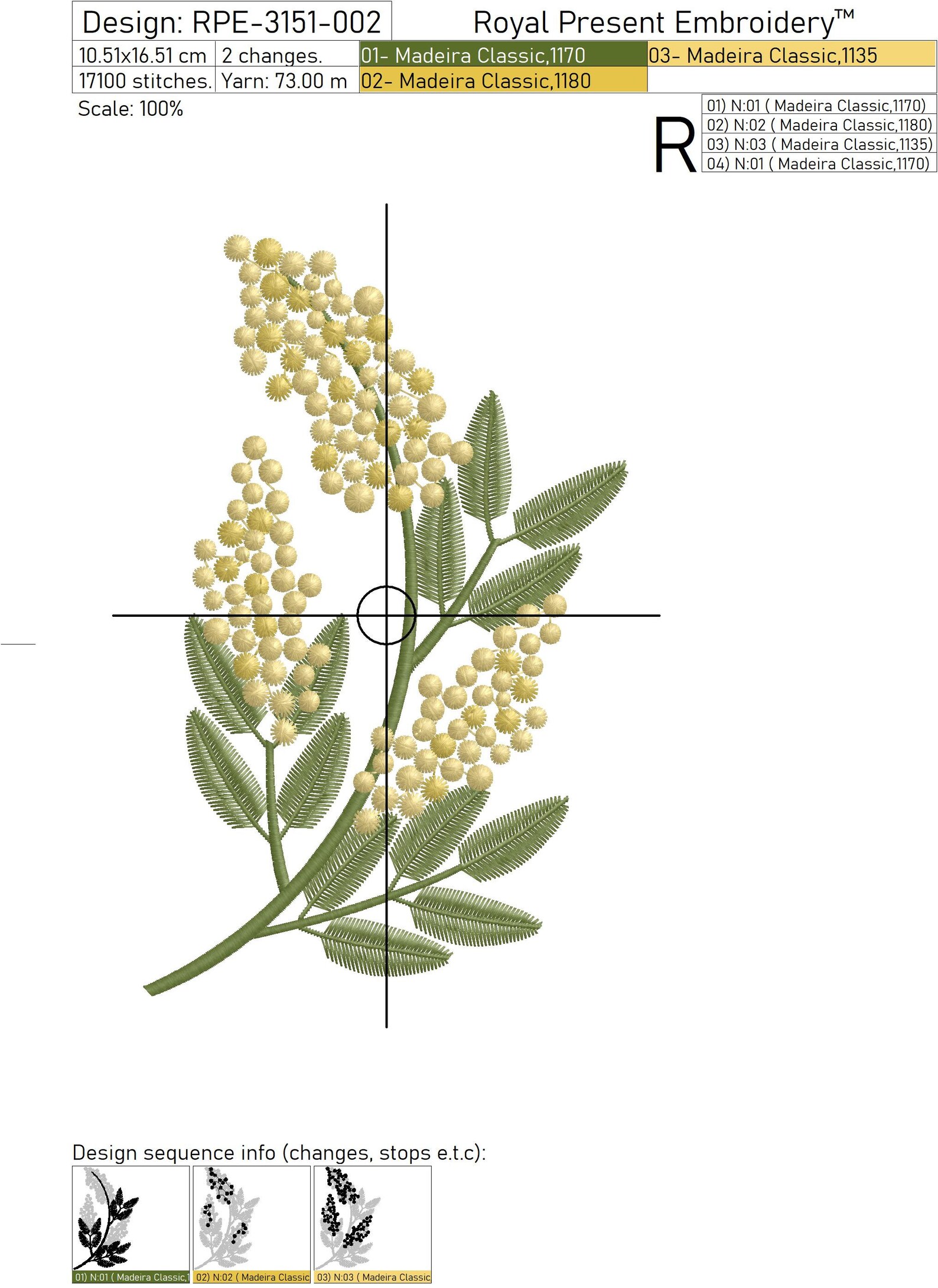 Mimosa Two Machine Embroidery Designs 2 Sizes - Etsy