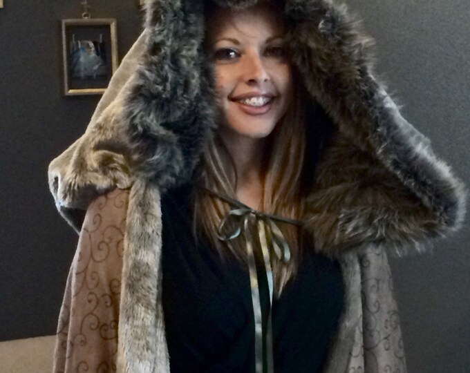 Fur Lined Cloak / Cape - Etsy