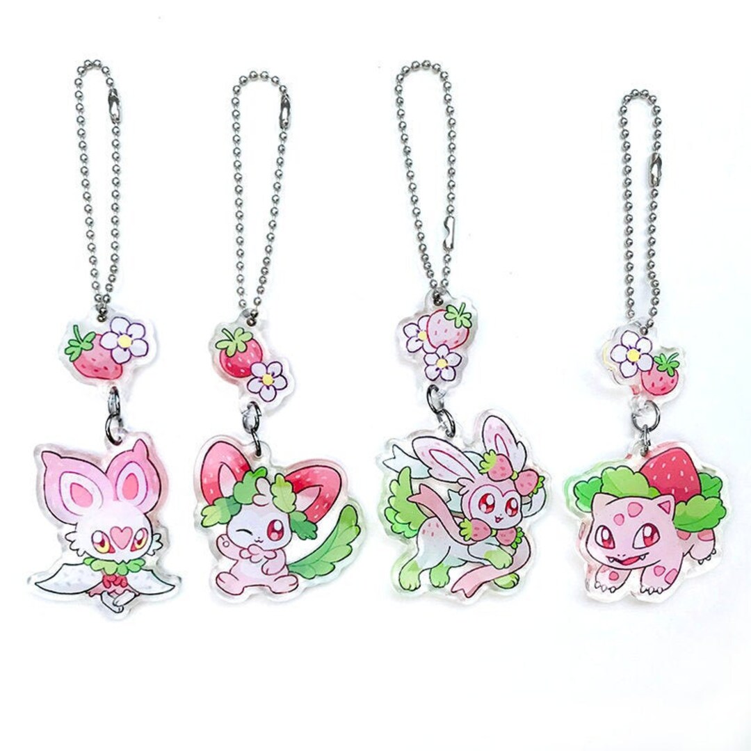 Pokestrawberry Charms - Etsy