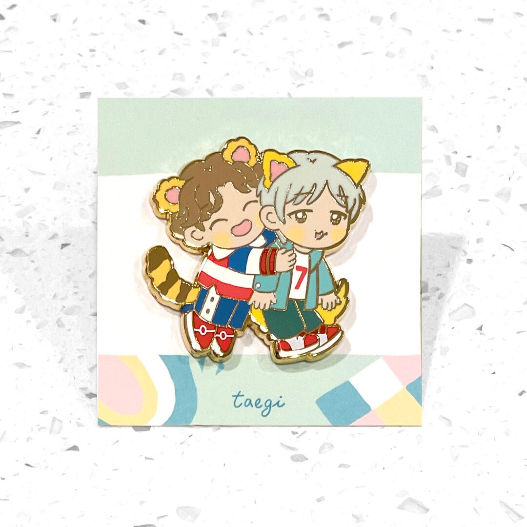 BTS Taegi Pin - Etsy