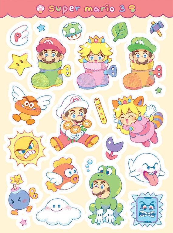 Stikers Mario And