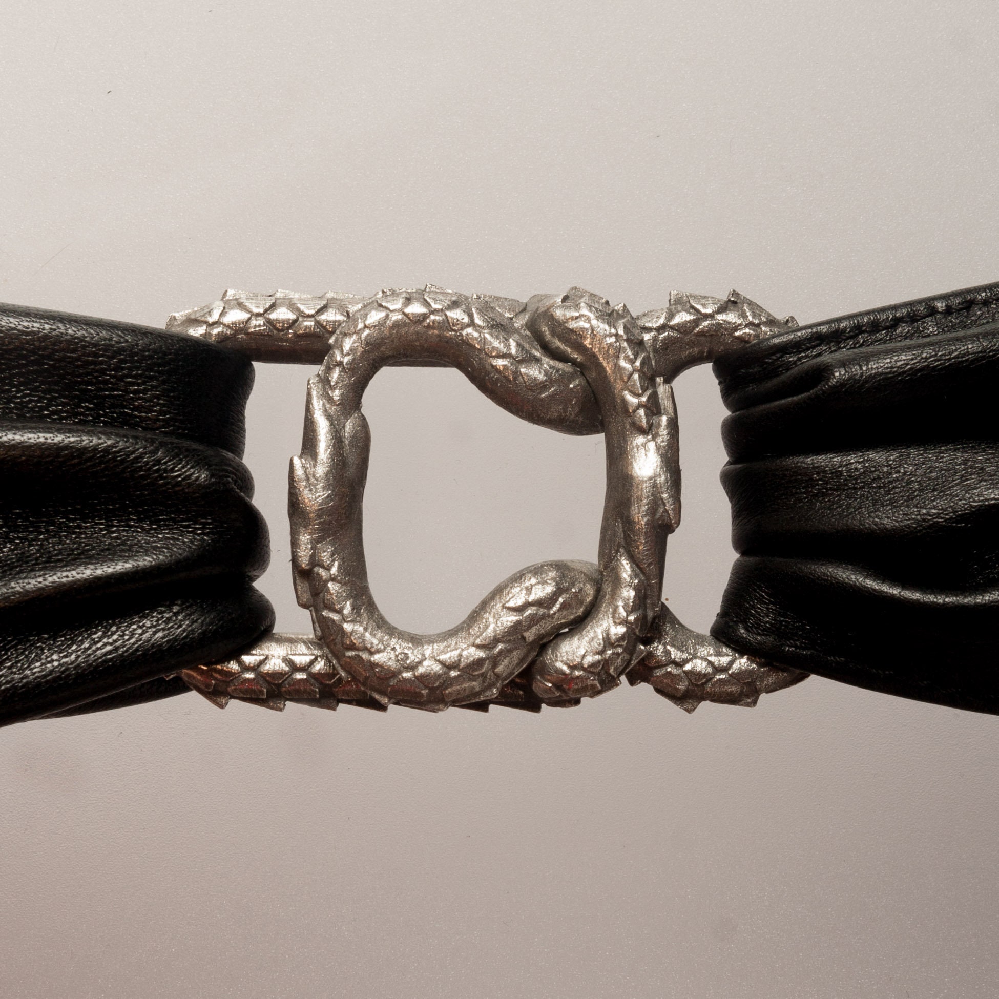 OUROBOROS Pewter Belt Buckle Serpents Eating Their Tails | Etsy