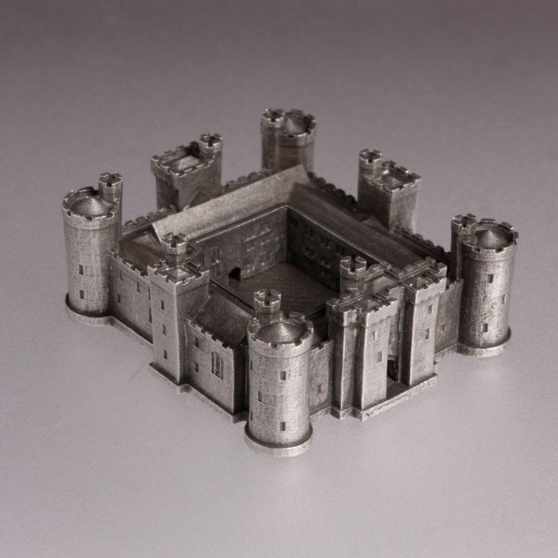 Bodiam Castle Historical Architecture Scale Model 1:1000 Lead | Etsy