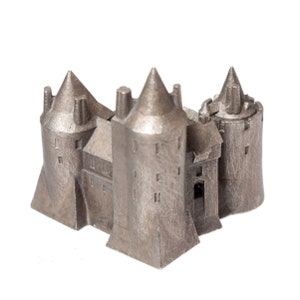 Coch Castle Historical Architecture Scale Model 1:1000 Welsh Castell ...