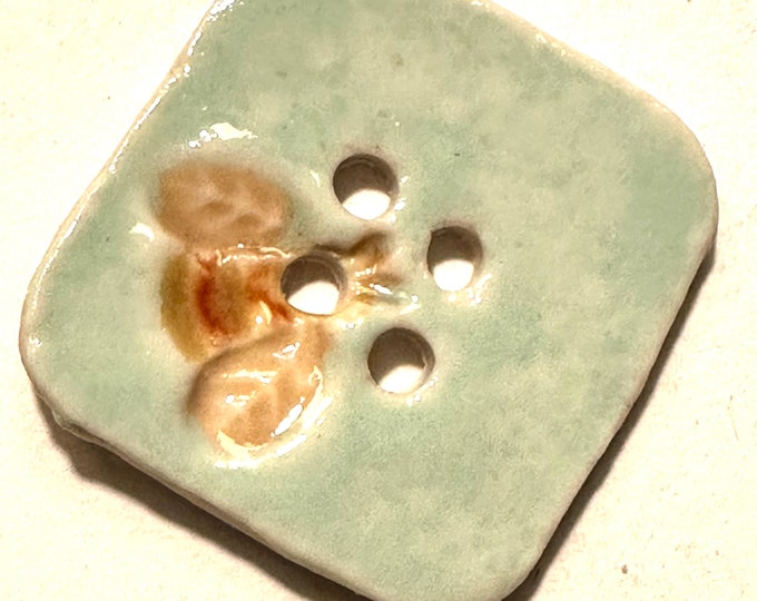 Bumble Bee Buttons 1.16-inch Handmade Fine Porcelain Ceramic Sewing ...