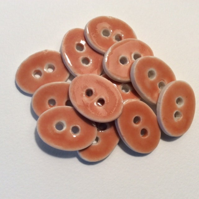 Pequeño 7/8 pulgadas rosa brillante con toque de melón o | Etsy