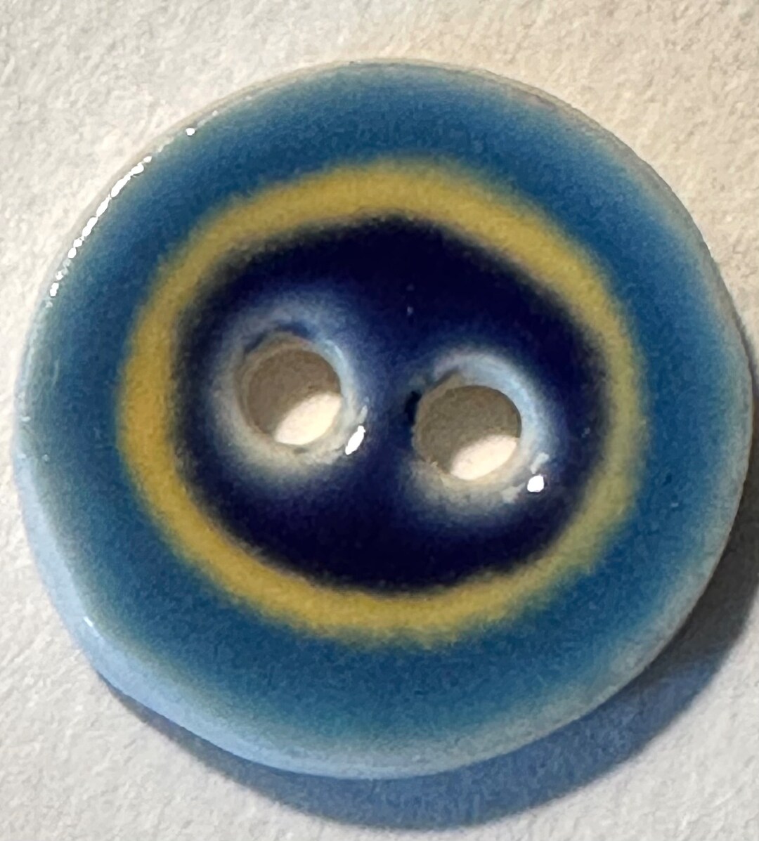 Joy of Color 7/8-inch Handmade Fine English Porcelain Ceramic Buttons ...