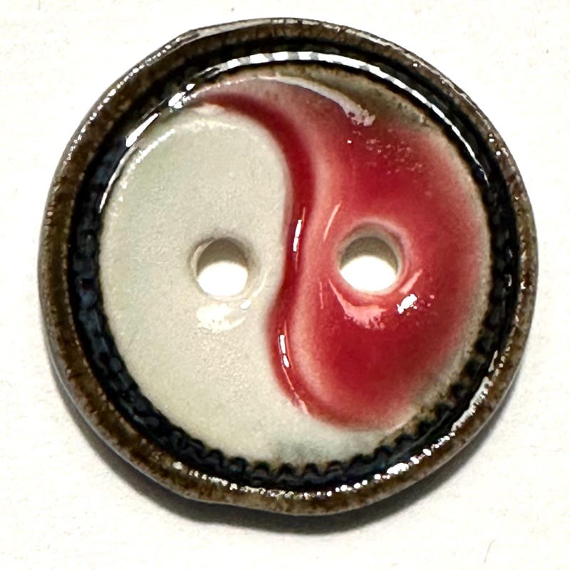 Yin Yang Buttons - Etsy