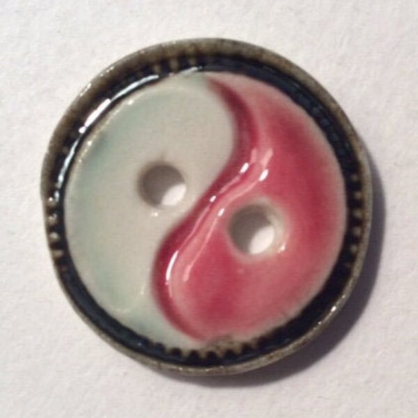 Yin Yang Buttons - Etsy