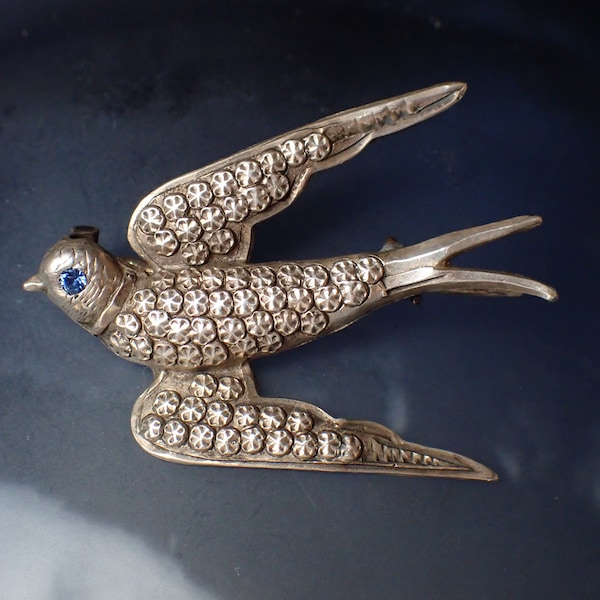 Swallow Brooch - Etsy