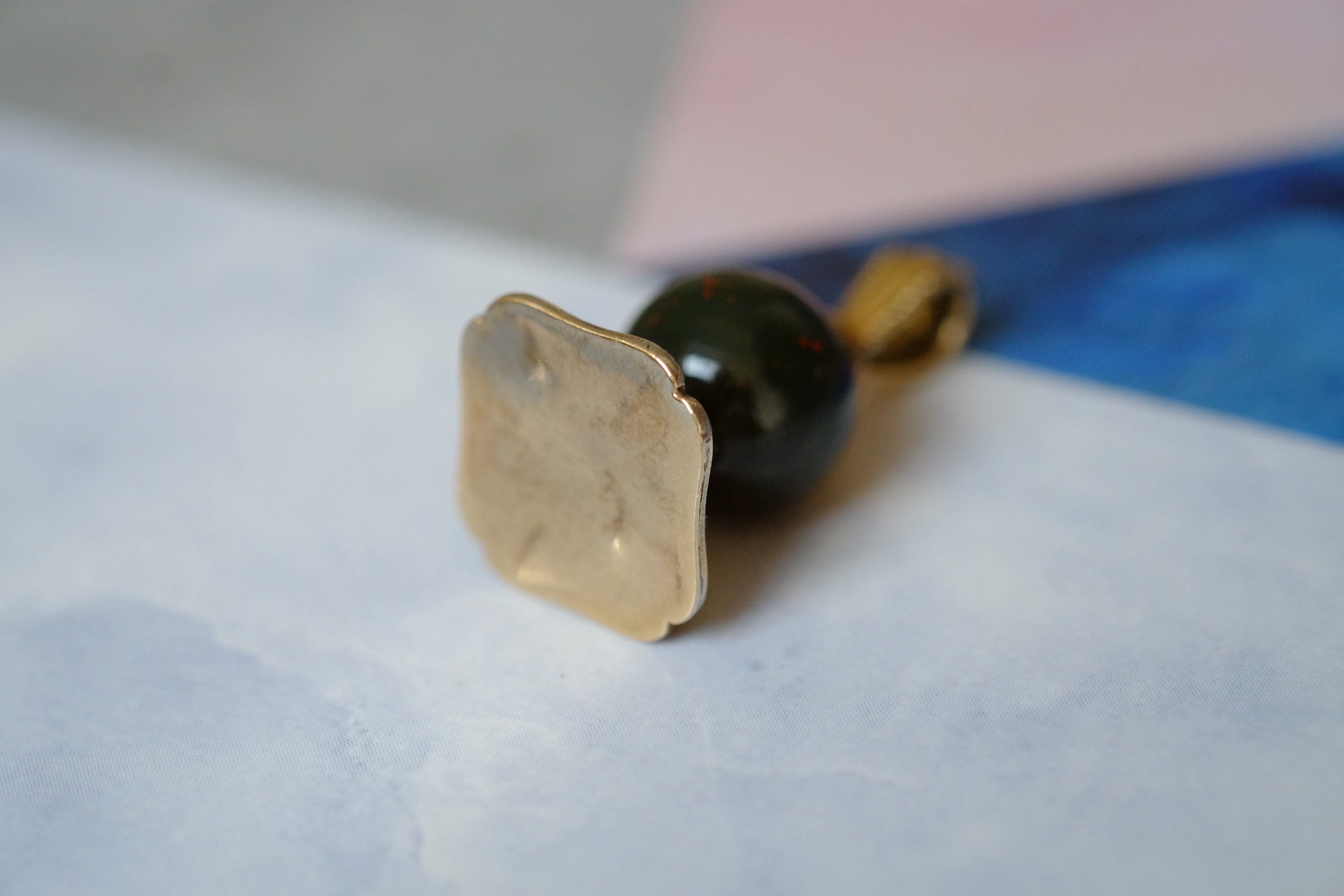 Antique Victorian 9ct Gold & Bloodstone Orb Seal Charm Pendant - Etsy ...